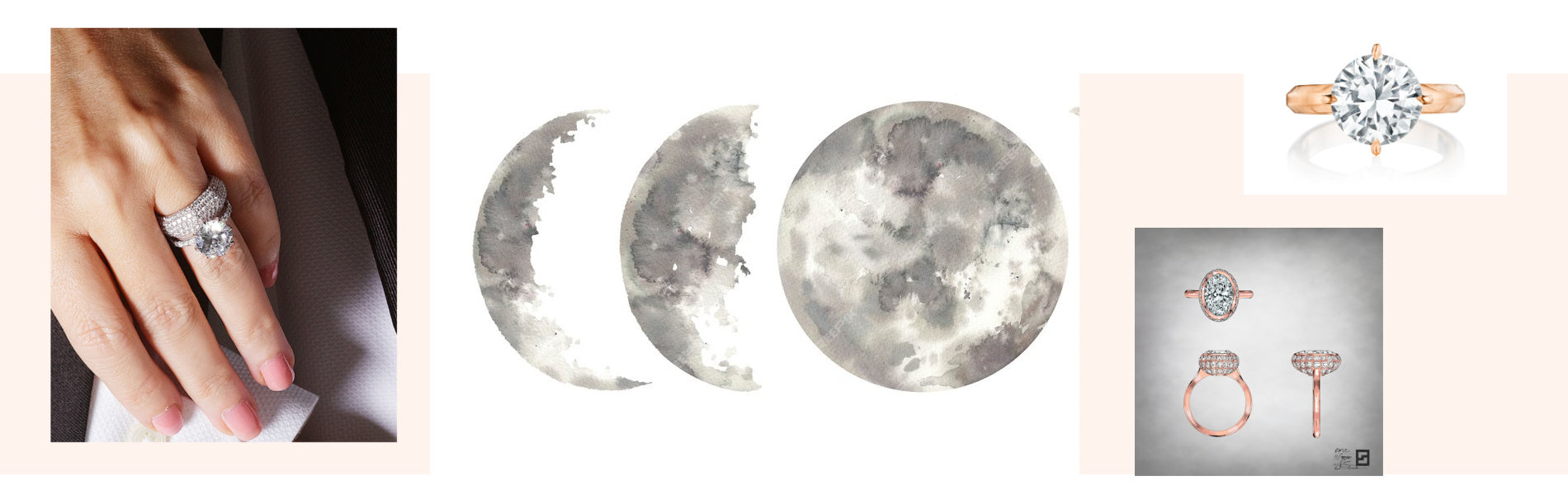 Three Phases Classic Engagement Rings | Lindsey Scoggins Studio