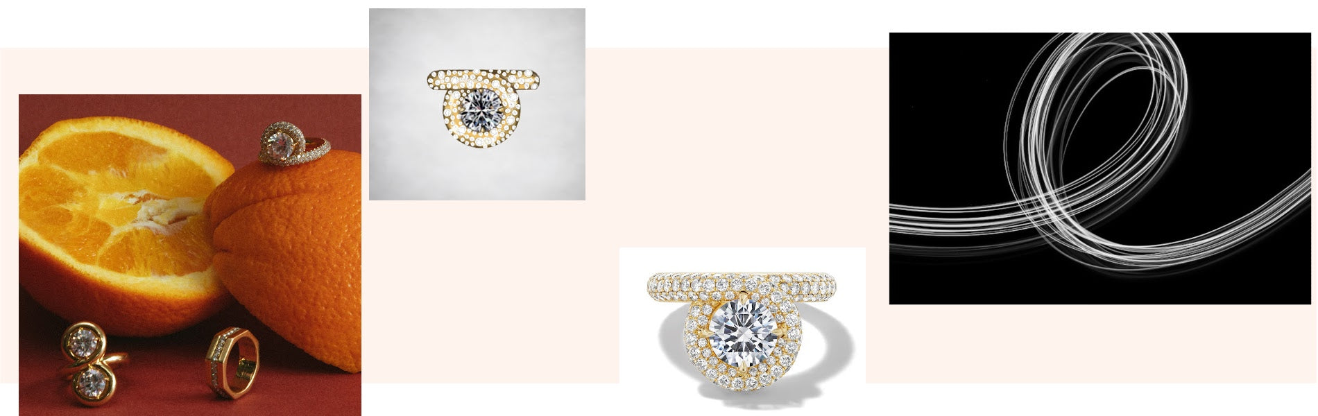 Endless Loop Sculptural Engagement Rings | Looped Rings