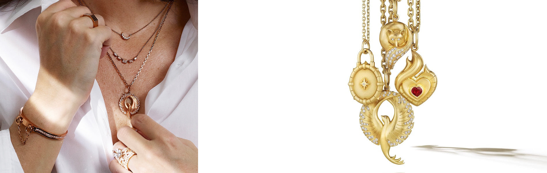 Fable Collection | Unique Pendants | Gold and Diamond Pendants